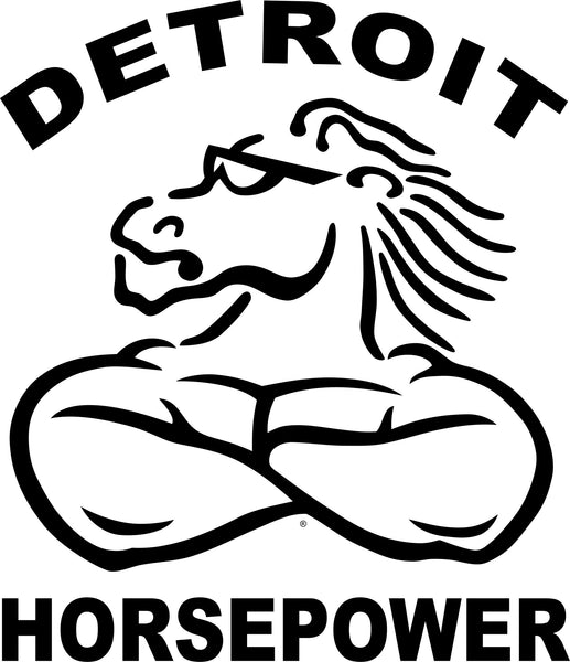 Detroit Horsepower Sticker - Decal – American Horsepower Actionwear